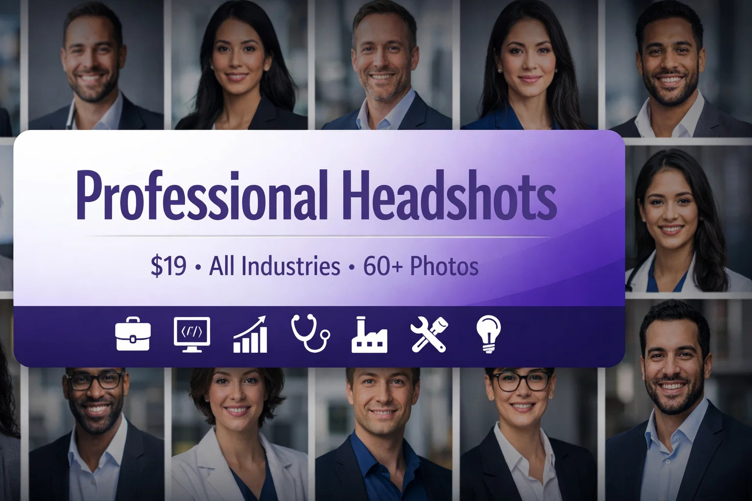 Doctor Headshots Paris | AI Photos $19